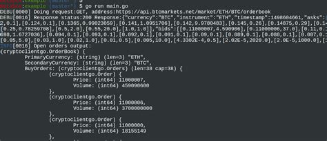 Some Wrong With API Issue BTCMarkets API GitHub