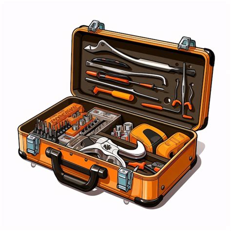 Premium Photo A Tool Box With Tools In It