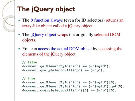 Ppt J Query Powerpoint Presentation Free Download Id2049814