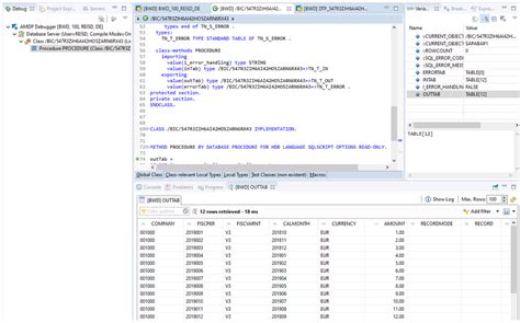How To Debug Sap Hana Sqlscript In Amdp Transformations