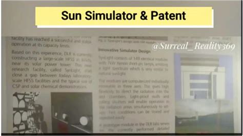 🌞 Sun Simulator Patent Dates To 1963