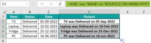 Concatenate Date In Excel 2 Methods Examples Combine Dates
