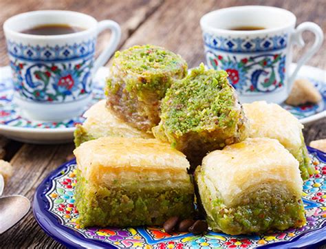 عکس باقلوا گرافیک با طعم تربچه طرح لایه باز