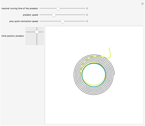 Pursuit Curves Wolfram Demonstrations Project