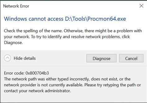 Cannot Run Exe As Administrator Error 0x800704b3 · Issue 548