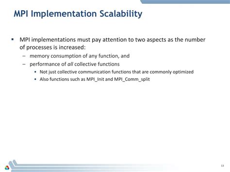 ppt mpi at exascale powerpoint presentation free download id 1861007