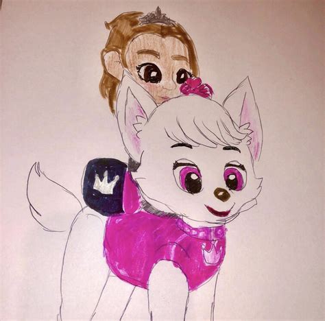I Tried To Draw A Paw Patrol Live Version Of Sweetie Fandom