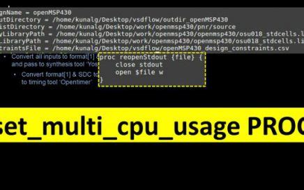 Library Setup Time VLSI System Design