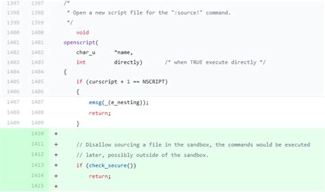 Cve 2019 12735 Vimneovim Modeline Rce漏洞分析 Jm33ng