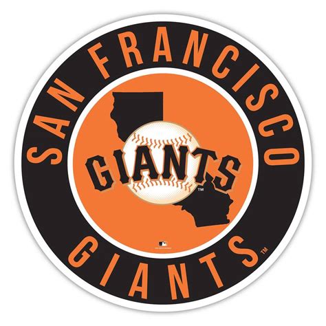 Fan Creations San Francisco Giants 15 State Circle Sign Multicolor