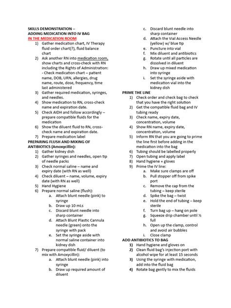 Skills Demonstration Pdf