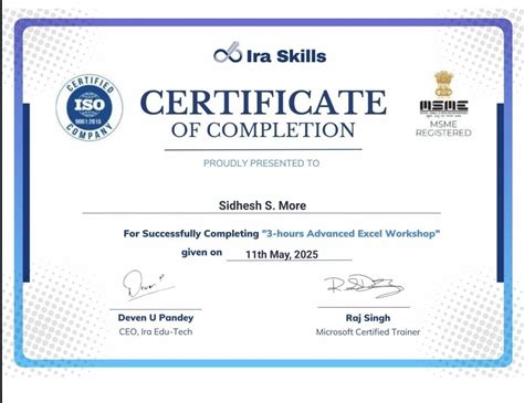 excel advancedexcel dataskills learninganddevelopment… sidhesh more