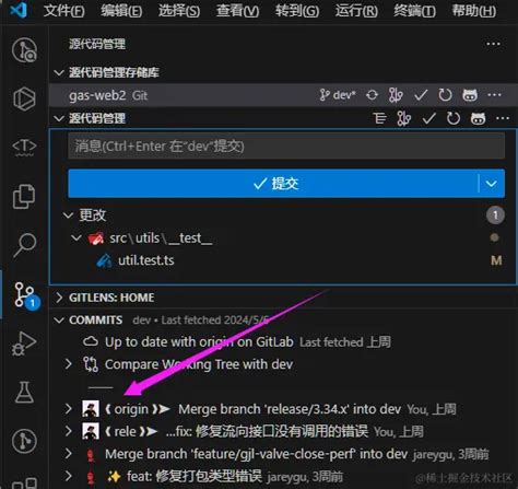 Vscode源代码管理commit里面的头像怎么设置？vscode源代码管理commit里面的头像怎么设置 一效果图 掘金