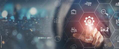 Logistic Management Concept The Complex Process Of Planning Organizing And Controlling