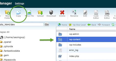 how to move wordpress from a subfolder subdirectory to the root
