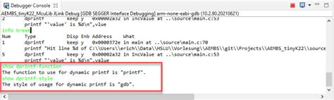 Debugging With Dynamic Printf Breakpoints MCU On Eclipse