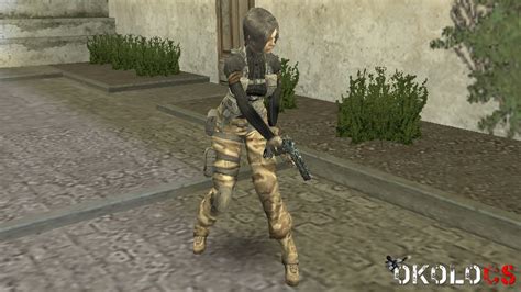 Модель игрока Leet Combat Girl Боевая Девушка для Cs 1 6