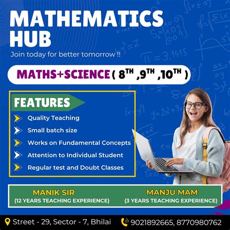 Mathematics Hub Mathematics Hub Is Reaching Out For Excellence