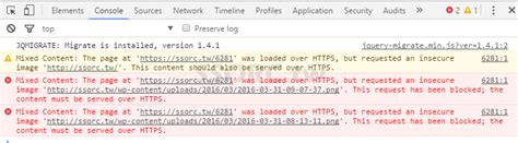 解決 Chrome 顯示 This request has been blocked因為 HTTPS SSORC tw