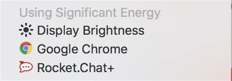 Macos High Sierra Energy Consumption Too High · Issue 10854 · Rocketchatrocketchat · Github
