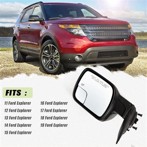 Lqito Right Passenger Side Mirror Fits 2011 2019 Ford Explorer With