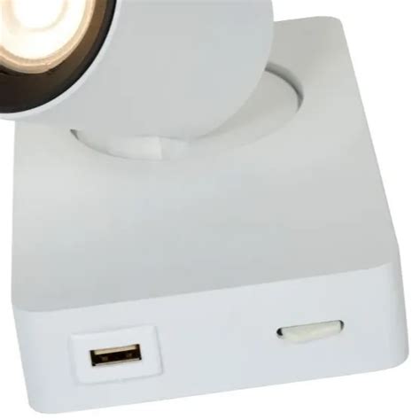 USB Oplaadbare Wandlamp Wit Zwart Zwart Staal Of Goud Dimbaar W GU Leddepot Be