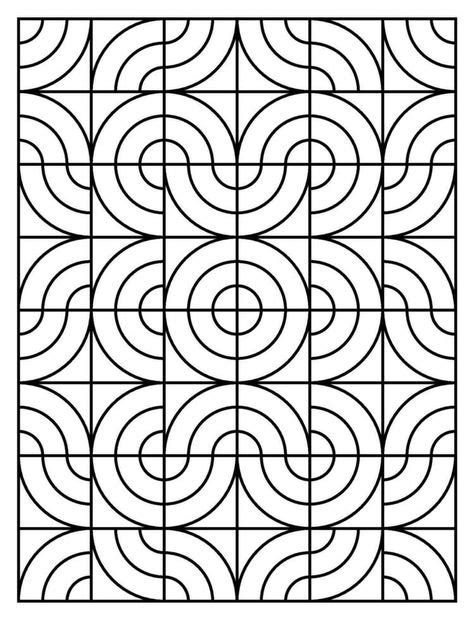 Modulo Art Circular Grid Pattern