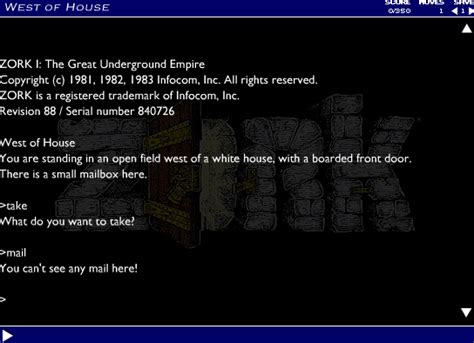 classic zork trilogy play online on flash museum 🕹️