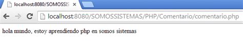 Comentarios en PHP Programación PHP Parte Somos Sistemas
