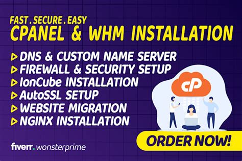 Install Cpanel Whm On Your Server By Wonsterprime Fiverr