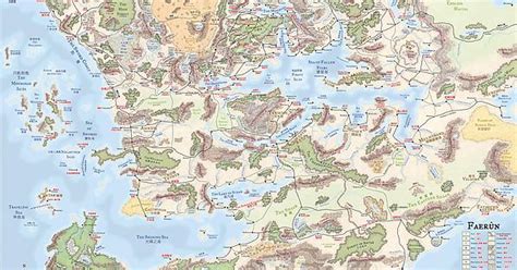 Forgotten Realms Faerun Map Album On Imgur