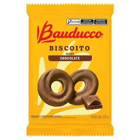 Biscoito De Chocolate Bauducco 335g Supermercado Coop