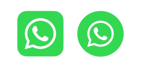 Whatsapp Logo Whatsapp Icon Logo Vector Free Vector 19490734 Vector Art At Vecteezy