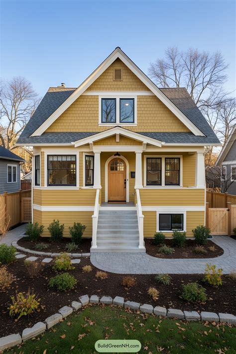 21 Yellow Houses That Radiate Sunny Curb Appeal