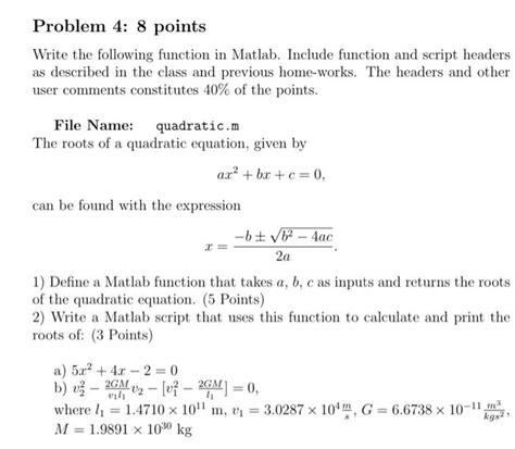 Solved Problem Points Write The Following Function In Chegg