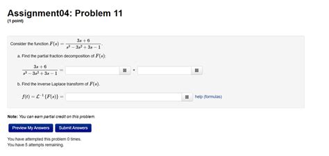 Solved Assignment04 Problem 11 1 Point 3s 6 Consider The Chegg Com