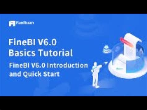 FineBI V6 0 Basics Tutorial Chapter1 Introduction And Quick Start YouTube