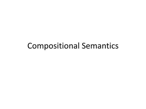 ppt formal semantics powerpoint presentation free download id 4115142