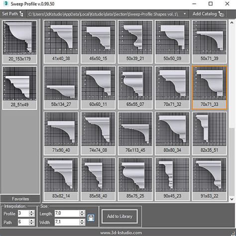 Scripts Maxscript Sweep Profile Architecture