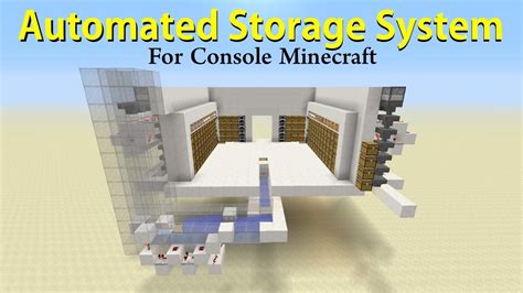 Automatic Storage System Minecraft Schematic At Mark Cortese Blog