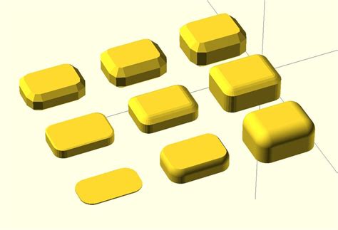 Another Round Corner Cube Library Free 3d Model On