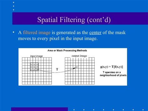 Spatial Filtering Ppt