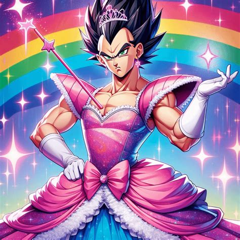 Vegeta Wearing A Princess Dress 💅💅 R Weirddalle