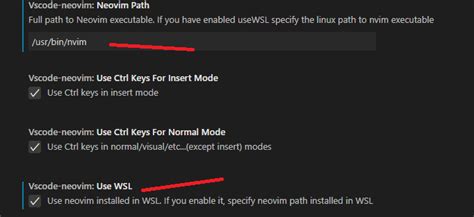 I Am Not Allowed To Set Neovim Path In Wsl Is There Neovim Support In Wsl Mode Issue