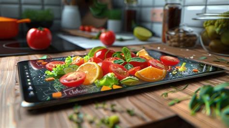 Premium Photo Augmented Reality Cookbook With Interactive Recipes