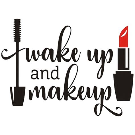 Pvc Wall Decor Sticker Decal Lipstick Makeup Girl Vicedeal