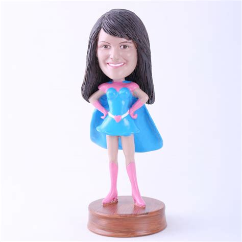 Custom Bobblehead Doll Super Girl Personalized Ts And Engraved