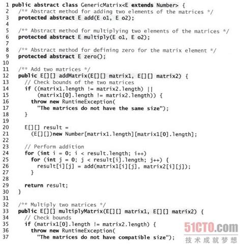 Java矩阵相乘泛型218 实例学习：泛型矩阵类 Csdn博客