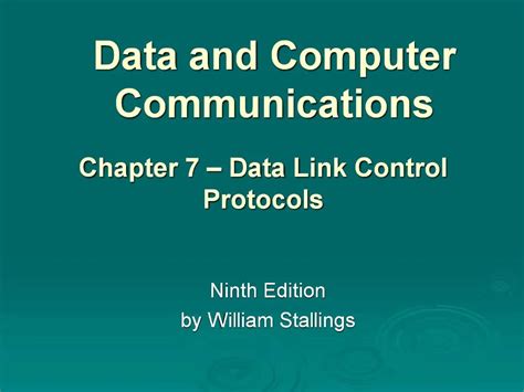 PPT Data And Computer Communications PowerPoint Presentation Free Download ID