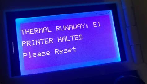 How to solve Heating Failed: E1 Printer Halted , Thermal Runaway: E1 Printer Halted | Smith3D ...